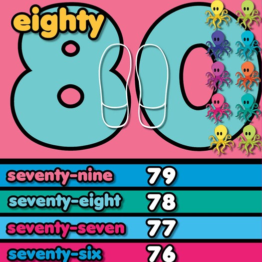 Skip Counting by 8's Mat - Math & Movement