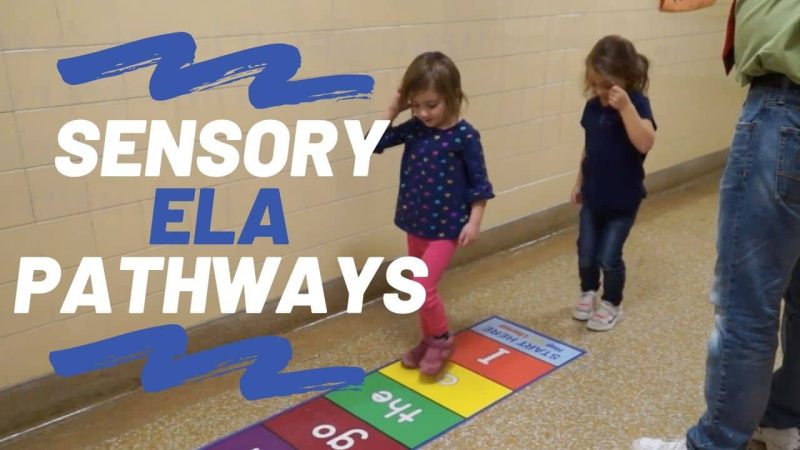 Sensory Hallways for Schools - Stickers from Math & Movement