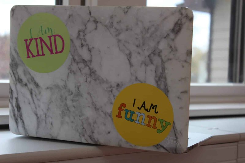 Positive Affirmation Stickers - Math & Movement