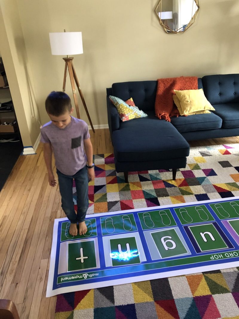 Spell-A-Word Hop Mat - Math & Movement