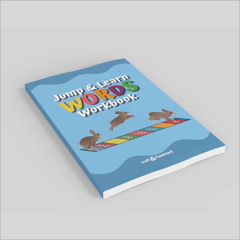 Jump & Learn Words Workbook - Math & Movement