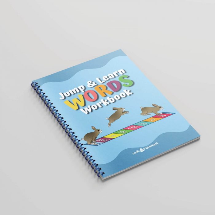 Jump & Learn Words Workbook - Math & Movement