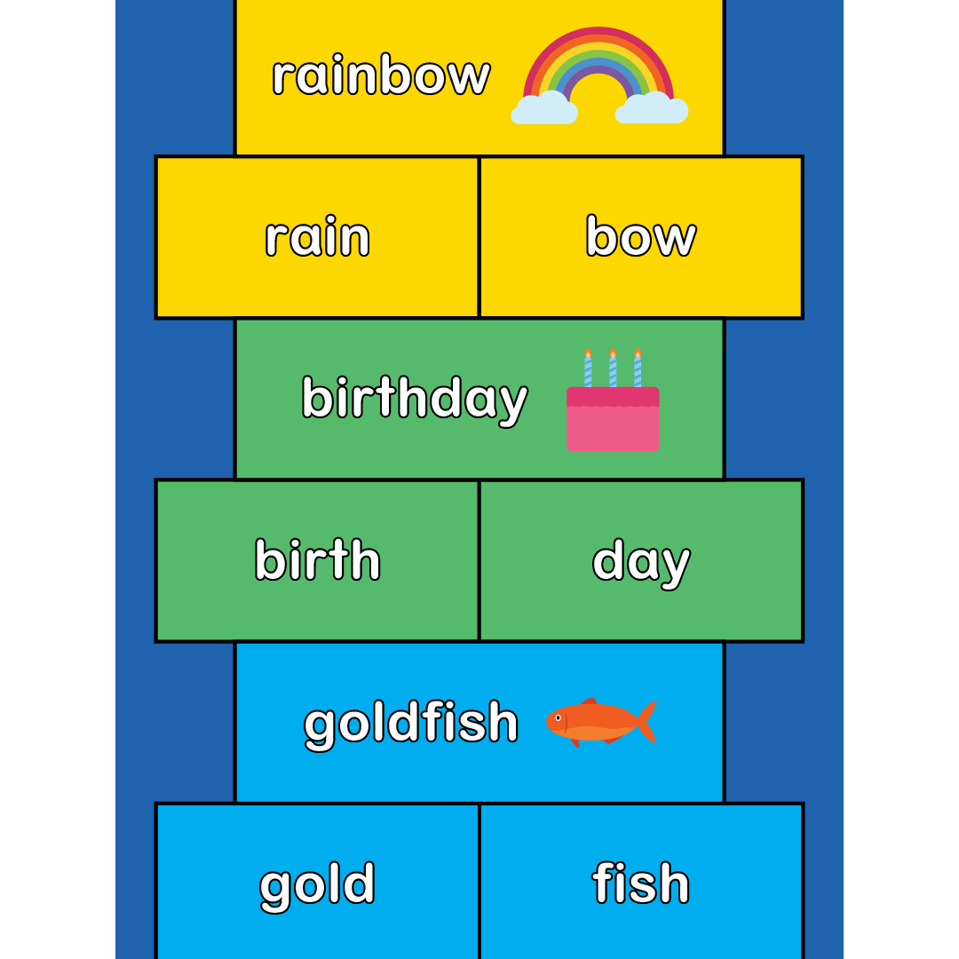 Compound Word Hopscotch - Math & Movement
